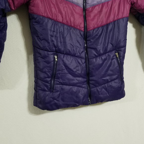 Nike | Jackets & Coats | Nike Girls Xl Pink Purple Puffer Jacket Coat ...